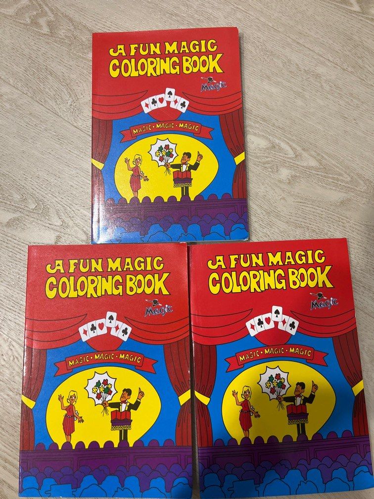 Magic colouring book (medium), Hobbies & Toys, Toys & Games on Carousell