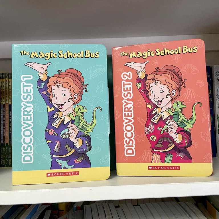 Magic School Bus box set $130 (for 10 books), 興趣及遊戲, 書本 & 文具, 小說 & 故事書 ...