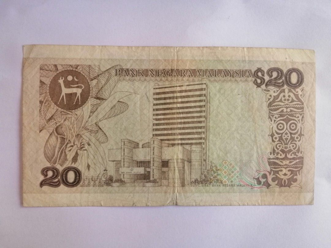 Malaysia 20 ringgit old notes, Hobbies & Toys, Memorabilia ...