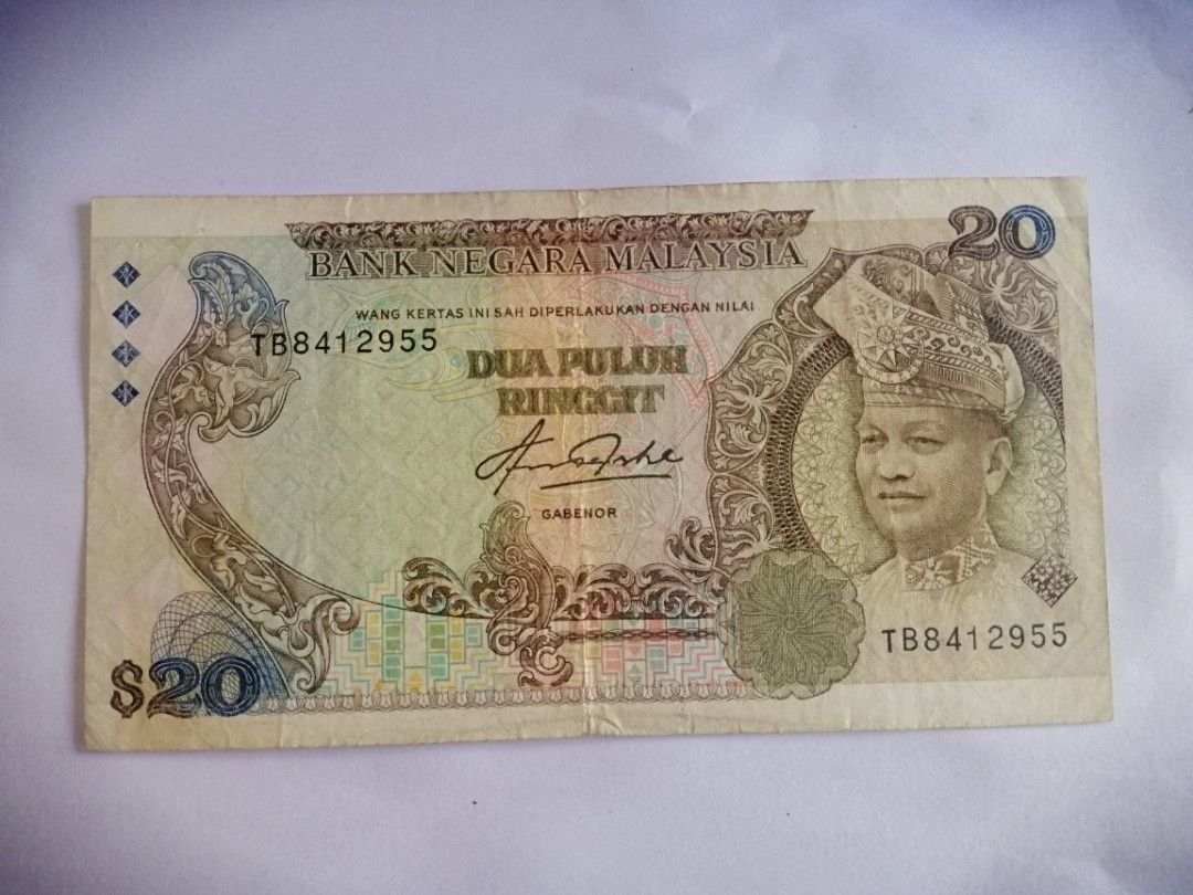 Malaysia 20 ringgit old notes, Hobbies & Toys, Memorabilia ...