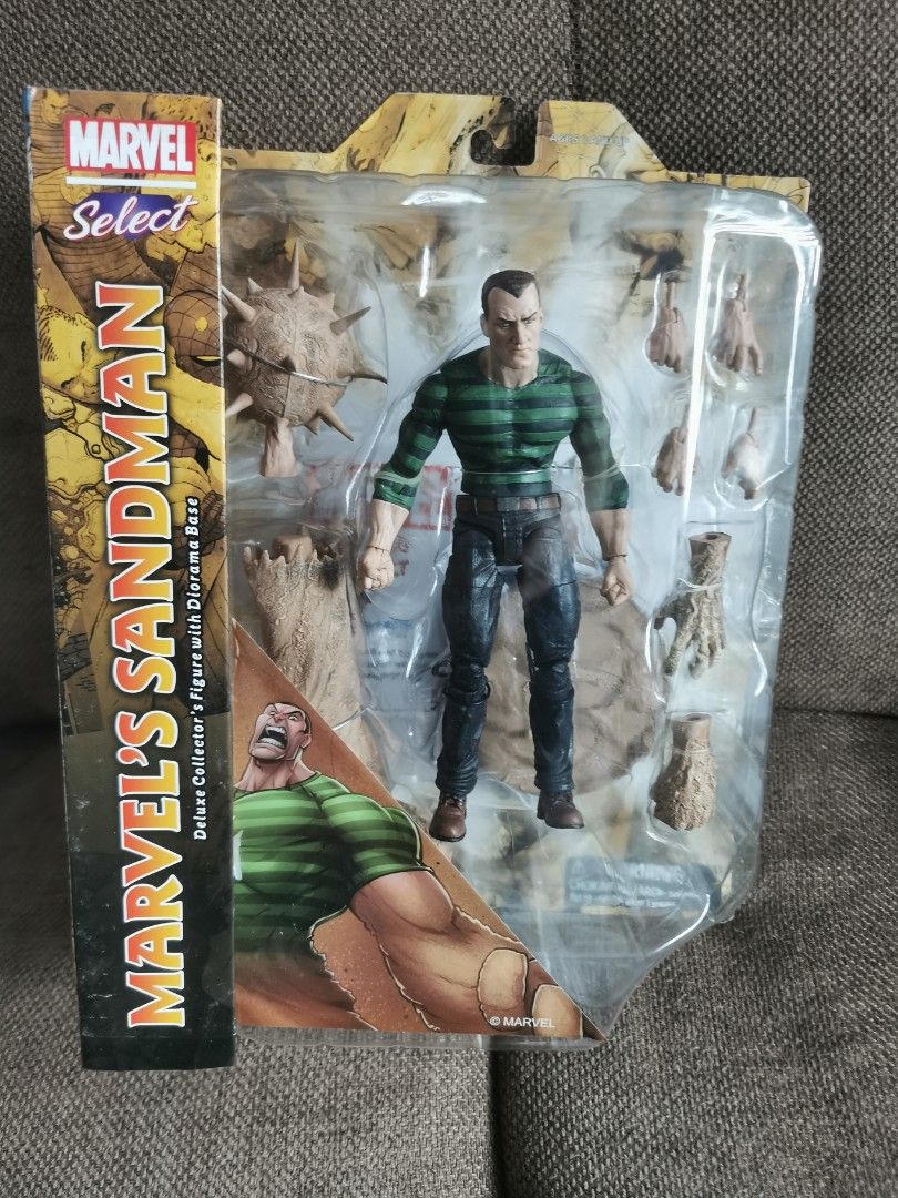 Marvel Select Marvel's Sandman, Hobbies & Toys, Toys & Games on Carousell