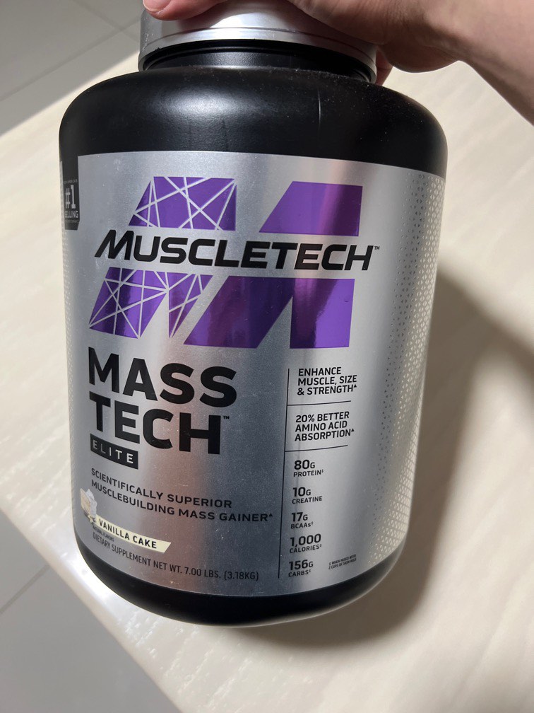 Mass tech mass gainer, Health & Nutrition, Health Supplements, Sports ...
