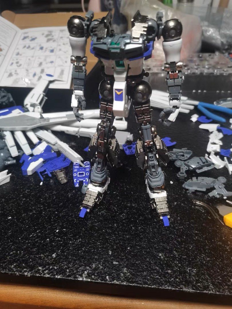 Metal Inner Frame for MG Hi Nu Ver Ka Gundam 1/100 by Roast Duck Model ...