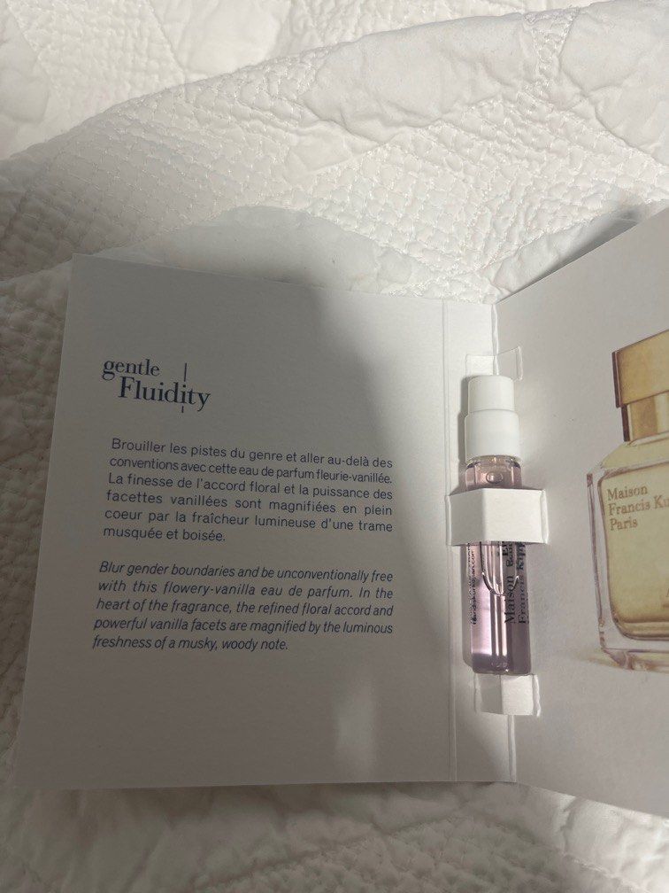 MFK Gentle Fluidity Gold 2ml, Beauty & Personal Care, Fragrance ...