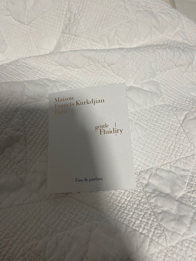 MFK Gentle Fluidity Gold 2ml, Beauty & Personal Care, Fragrance ...