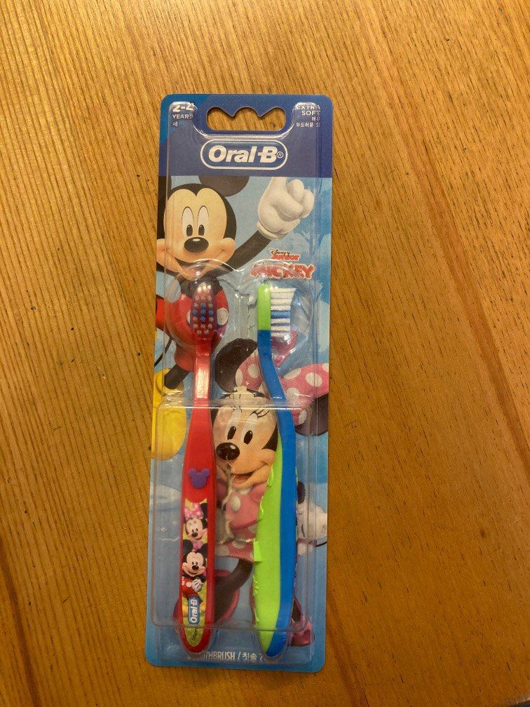 Mickey Mouse toothbrush stage 2, Babies & Kids, Babies & Kids Fashion ...
