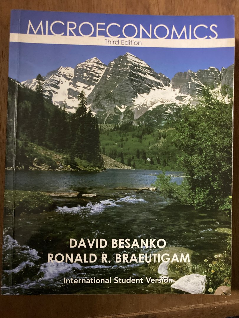 Microeconomics Textbook, Hobbies & Toys, Books & Magazines, Textbooks ...