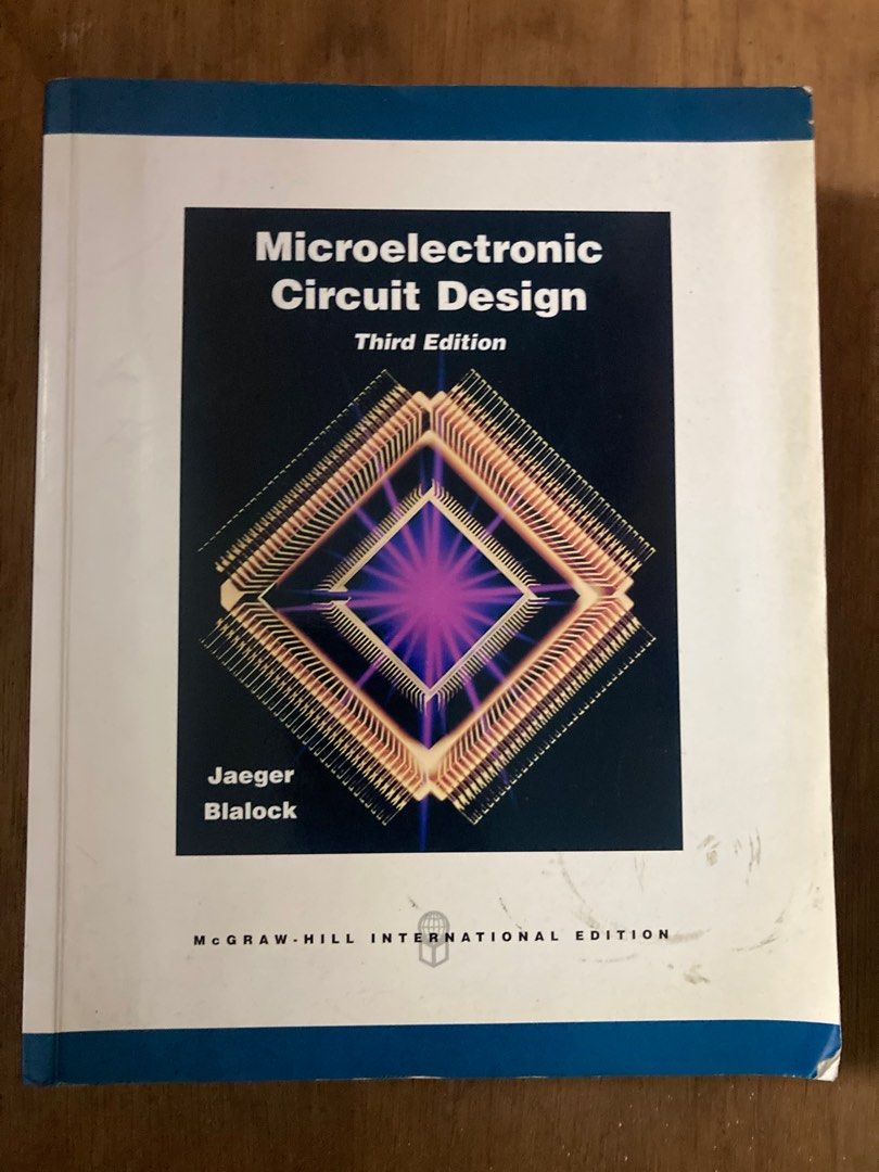 Microelectronic Circuit Design Textbook, Hobbies & Toys, Books ...