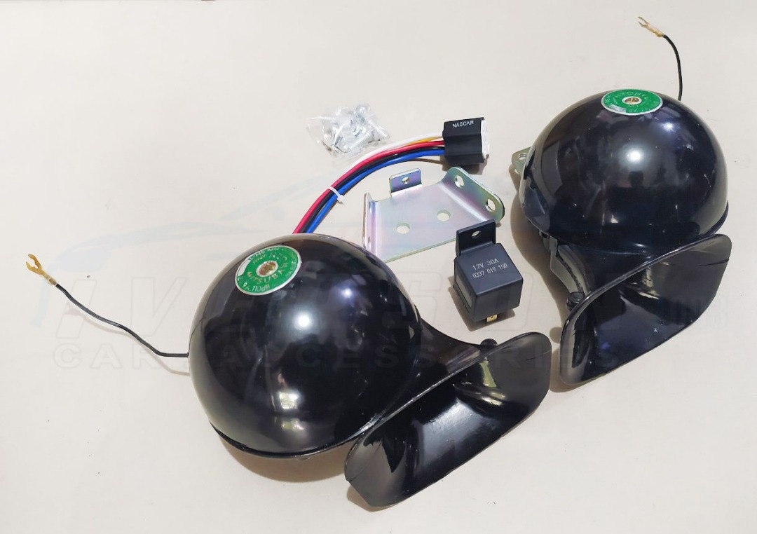 Mitsuba Car Horn 8V 110dB Turbine Type, Car Parts & Accessories, Body ...