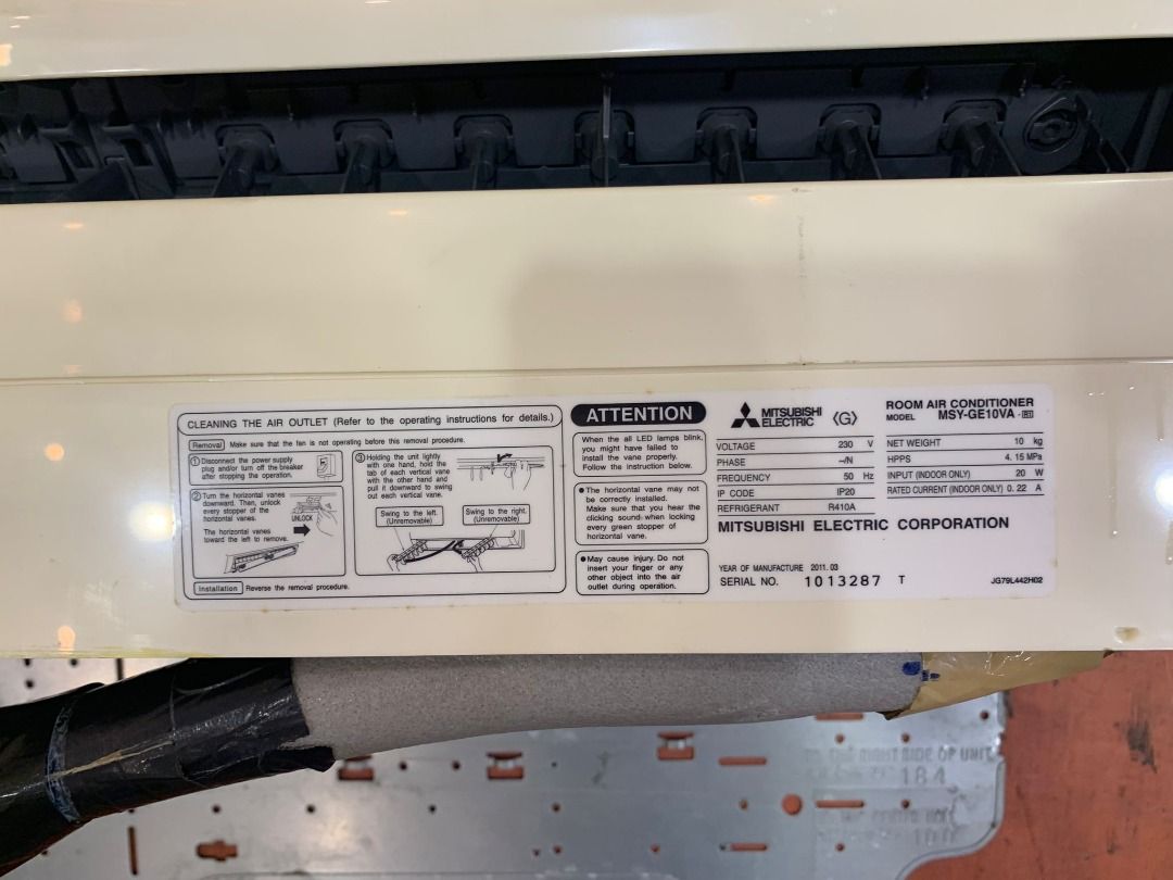 Mitsusbishi System 2 (09K_09KBTU) (No. DF-03), TV & Home Appliances ...