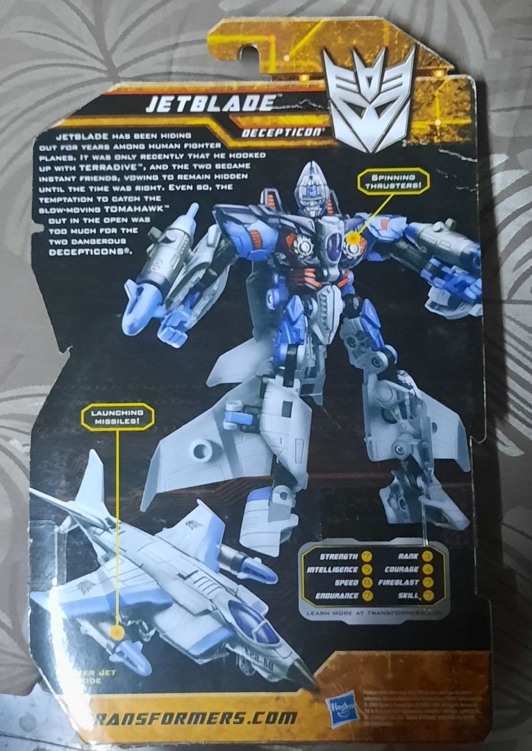 MOC 2009 Hasbro Transformer Decepticon JETBLADE on Carousell