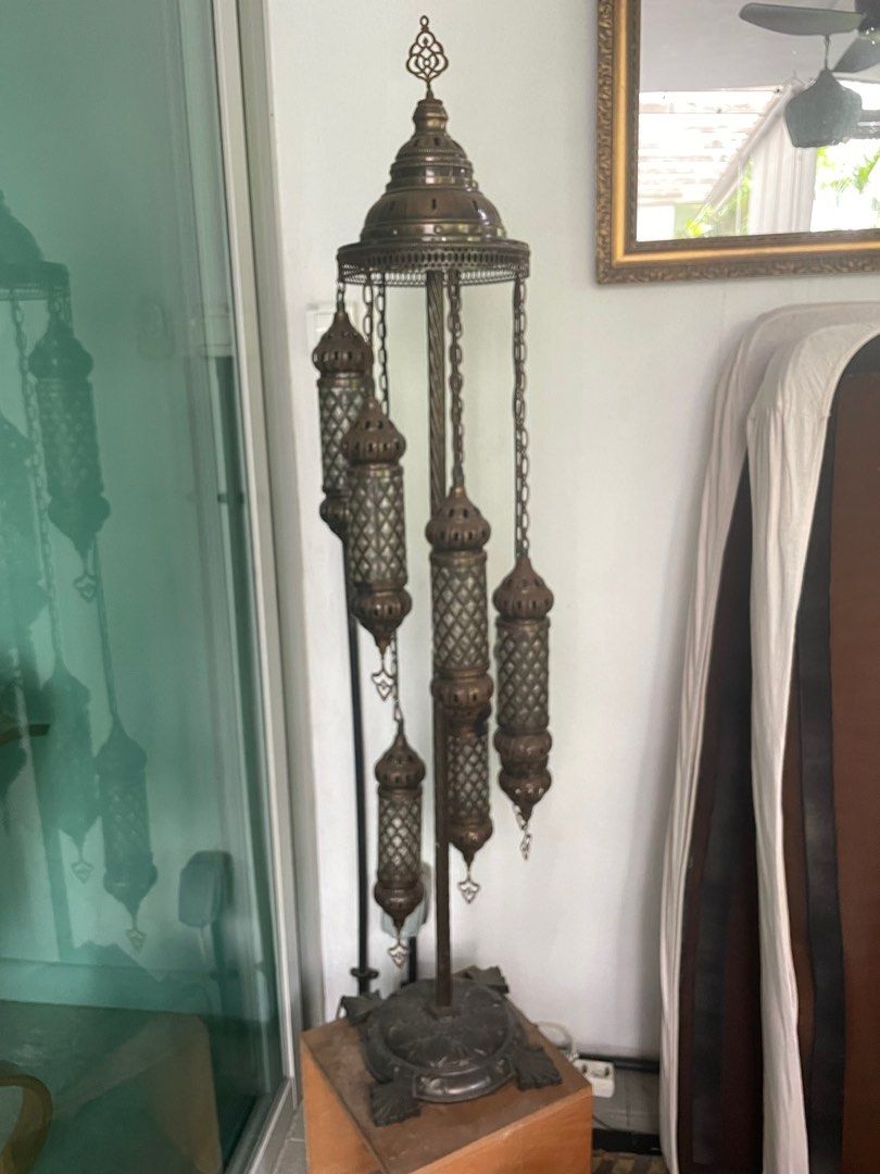 Moroccan arab boho style floor lamp, Furniture & Home Living, Lighting ...