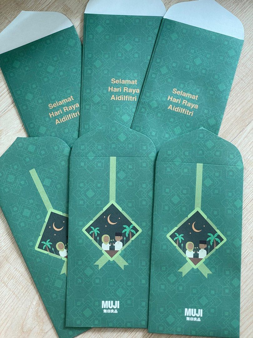 MUJI RAYA GREEN PACKETS, Women's Fashion, Jewelry & Organisers ...