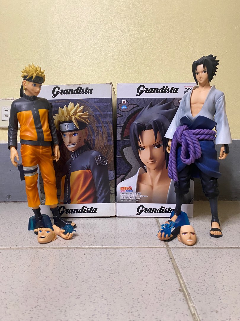 Naruto and Sasuke Grandista V1, Hobbies & Toys, Toys & Games on Carousell