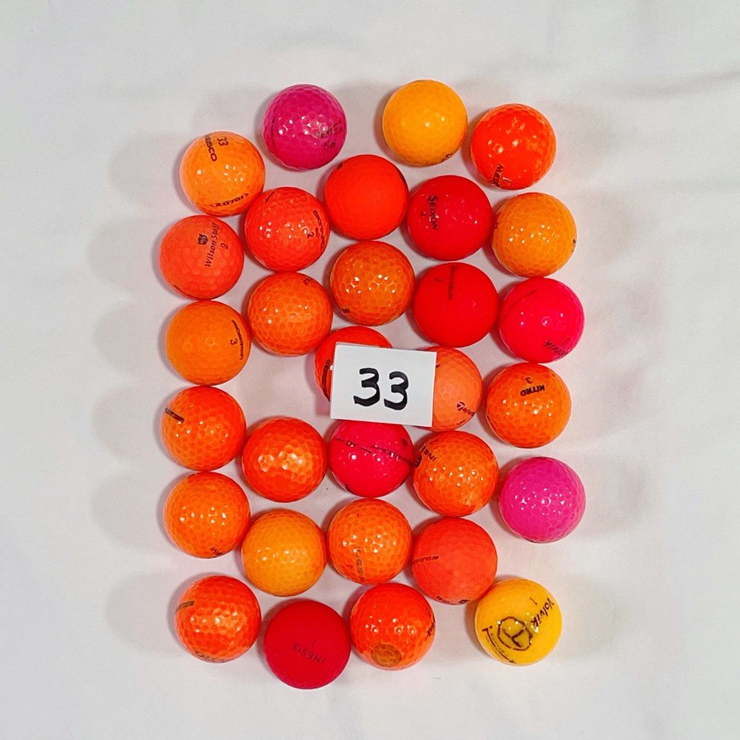 Neon colour Taylor made Srixon Mix Golf Balls, Sports Equipment, Sports ...