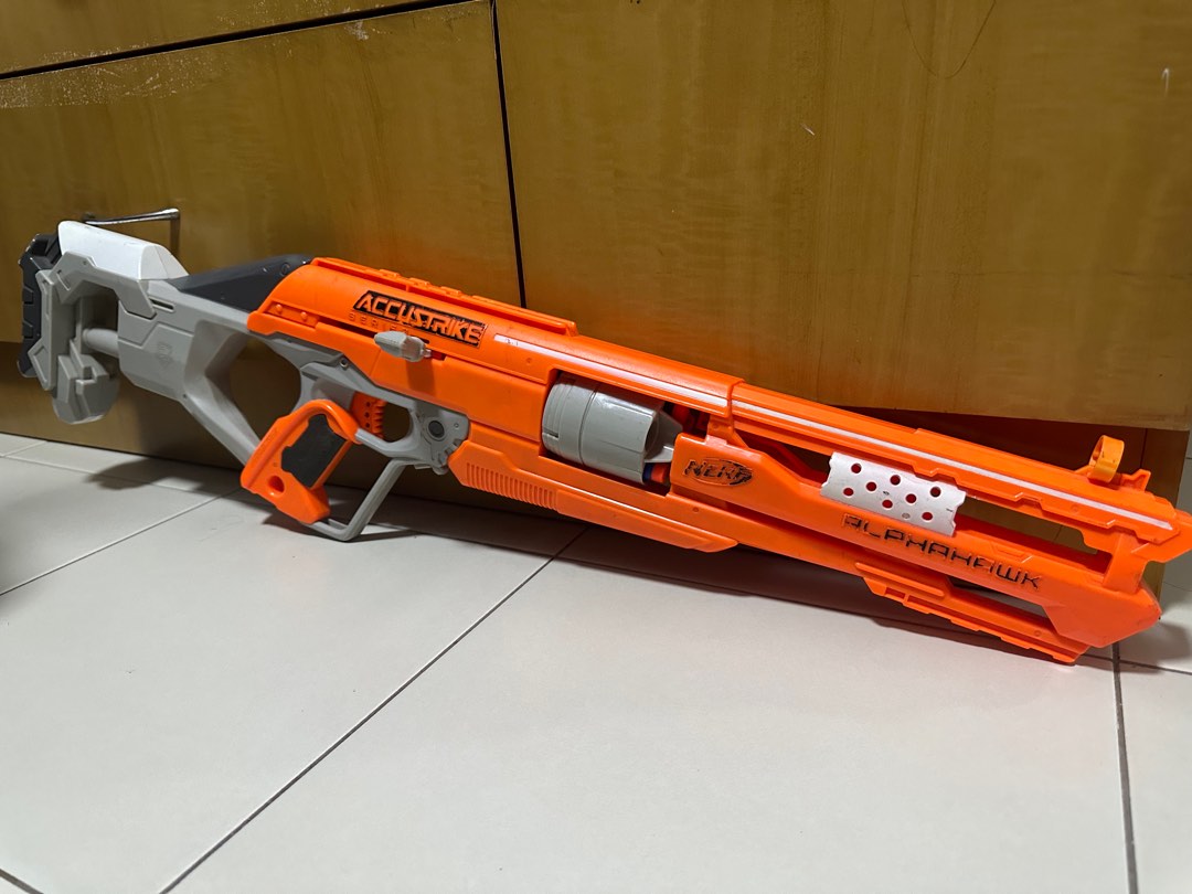 Nerf alphahawk ( accustrike ), Hobbies & Toys, Toys & Games on Carousell