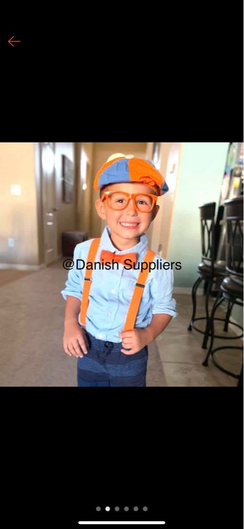 NEW BRAND Blippi Cap Cosplay Costume, Babies & Kids, Babies & Kids ...