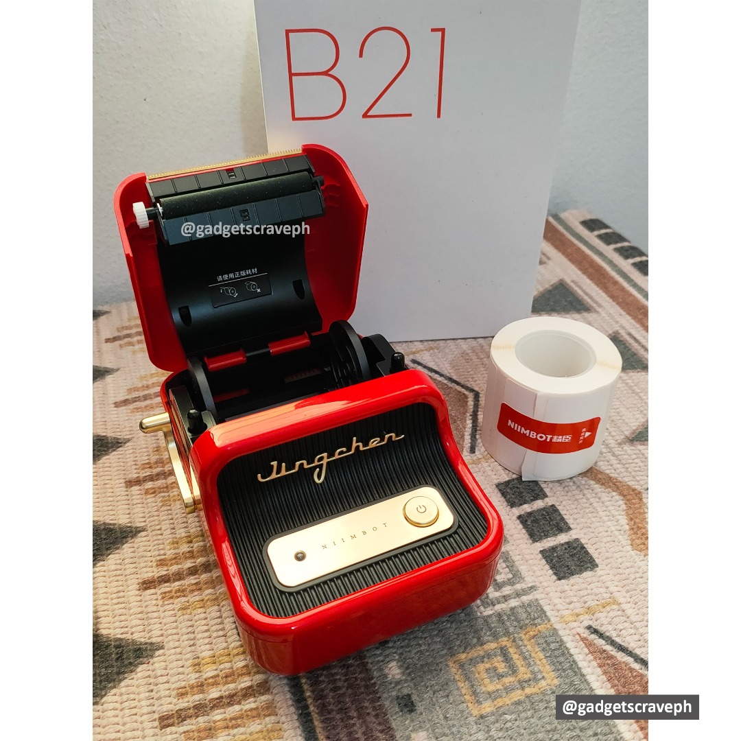 Niimbot B21 Jingchen Bluetooth Thermal Label Printer Retro, Computers ...