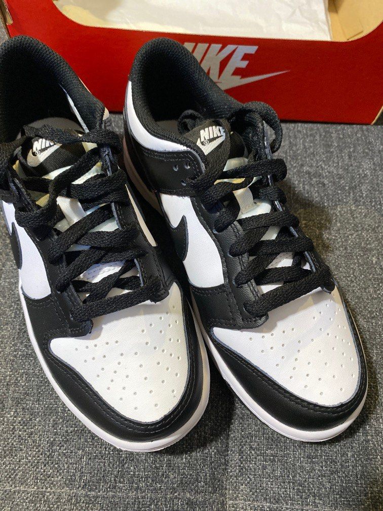 NIKE DUNK LOW (GS) Panda, Women's Fashion, Footwear, Sneakers on Carousell