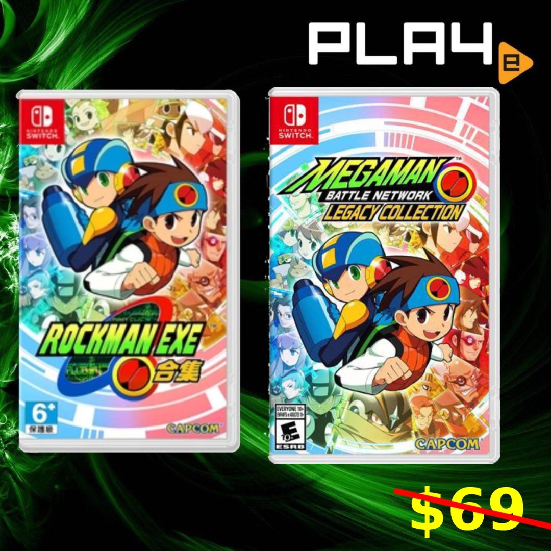 Nintendo Switch Mega Man Battle Network Legacy Collection Brand New ...