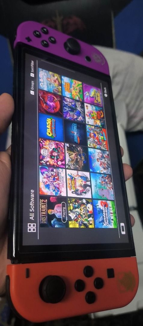 nintendo switch oled scarlet and violet edition 256gb jeylbreyk, Video ...