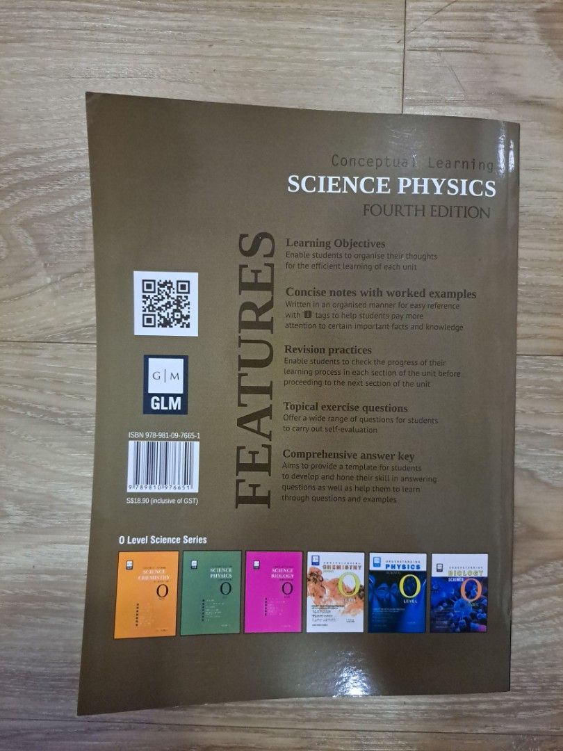 O Level Science Physics 4th edition conceptual learning assesment book ...