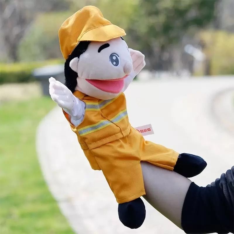Occupational Hand Puppet-Street Cleaner, Hobbies & Toys, Stationery ...