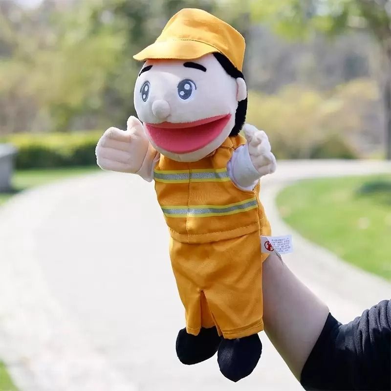 Occupational Hand Puppet-Street Cleaner, Hobbies & Toys, Stationery ...