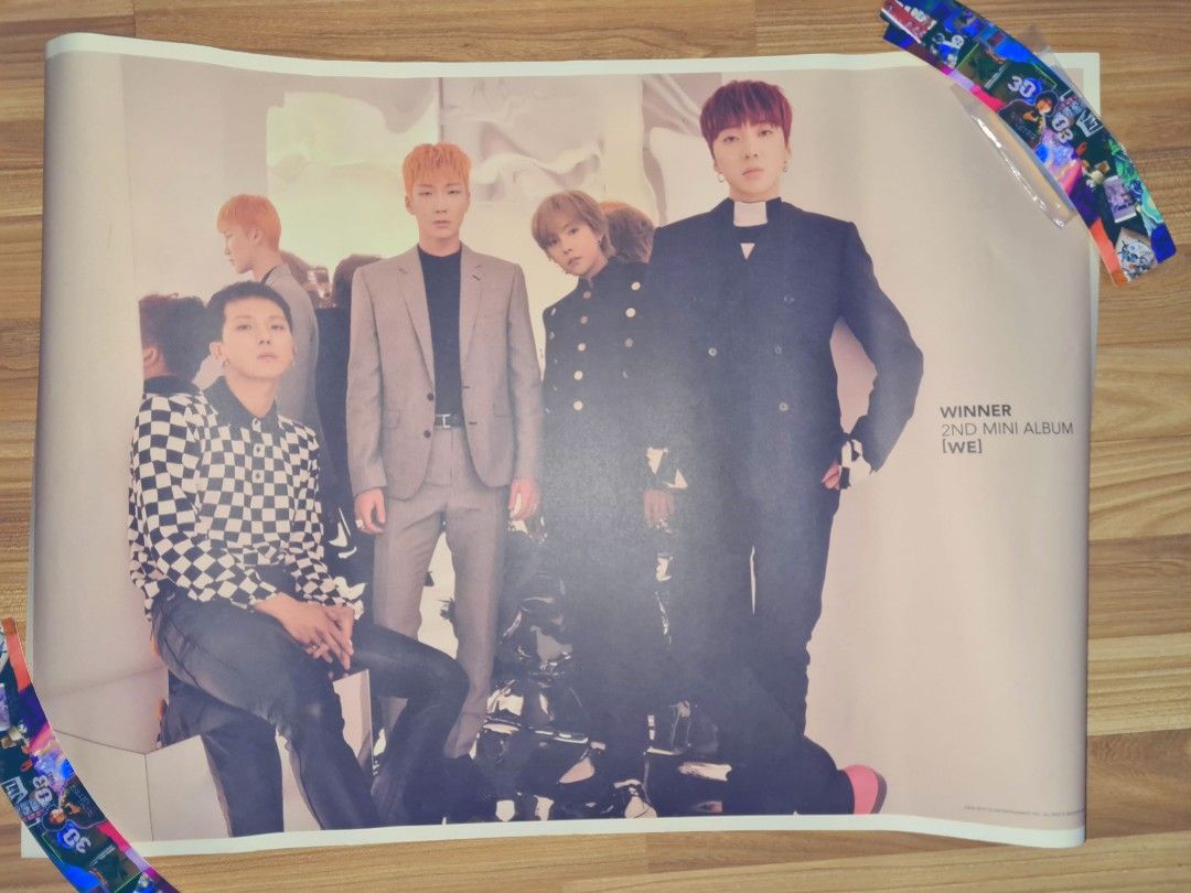 Official Winner 2nd Mini Album Poster, Hobbies & Toys, Memorabilia ...