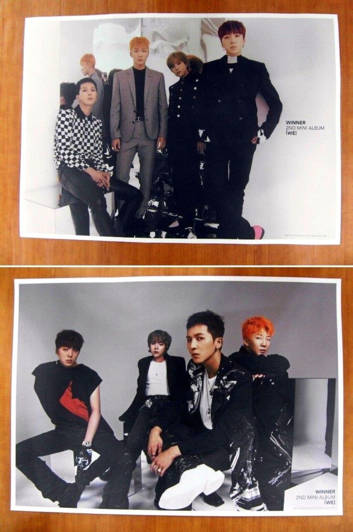 Official Winner 2nd Mini Album Poster, Hobbies & Toys, Memorabilia ...