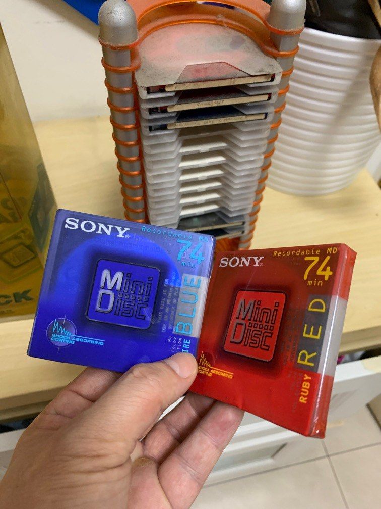 Old school Sony MD (Mini Disk) & Rack, Audio, Portable Music Players on ...