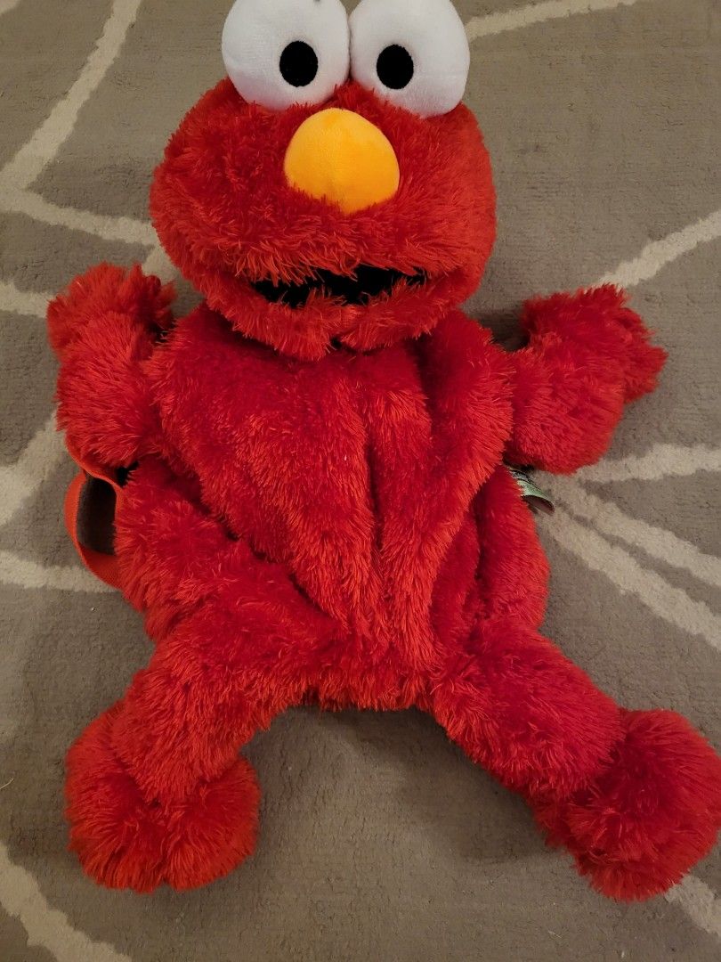 Original Sesame Street Elmo Bagpack, Babies & Kids, Going Out, Other ...
