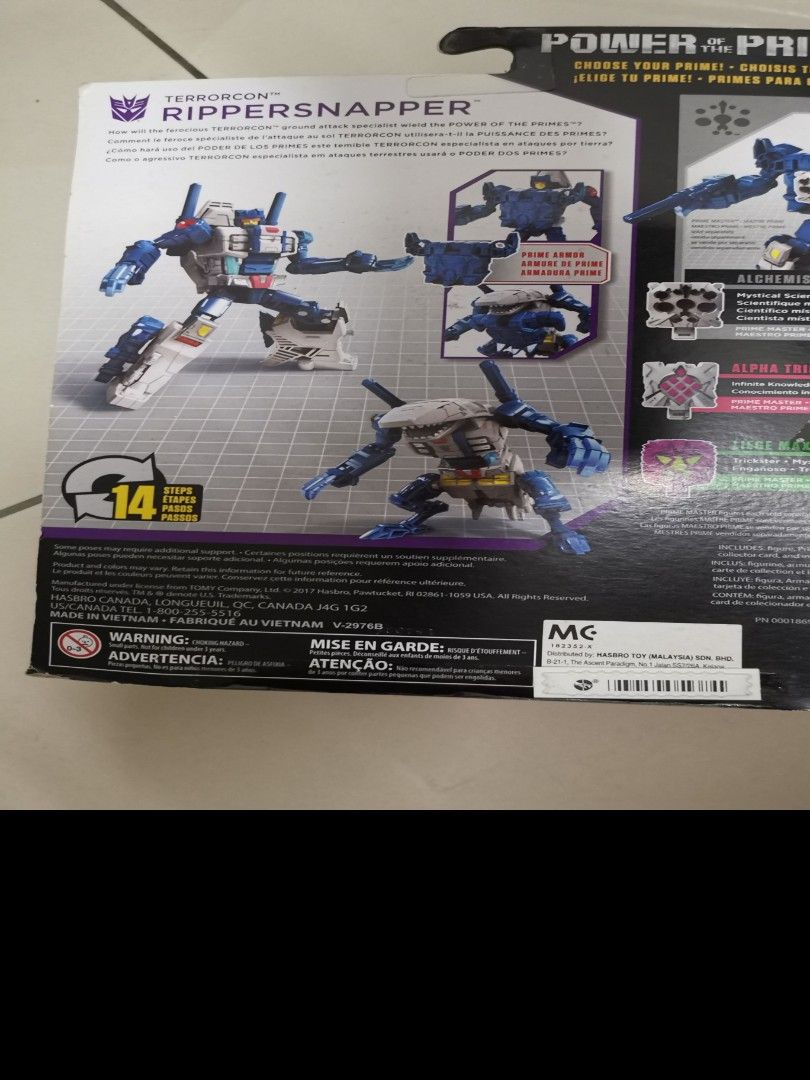 Original Transformers Generations Power of the Primes Deluxe Terrorcon ...