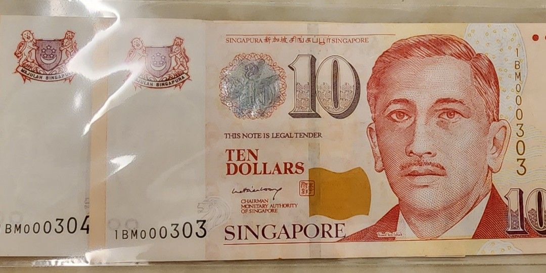 Paper 10 Dollar note , Running Number, Hobbies & Toys, Memorabilia ...