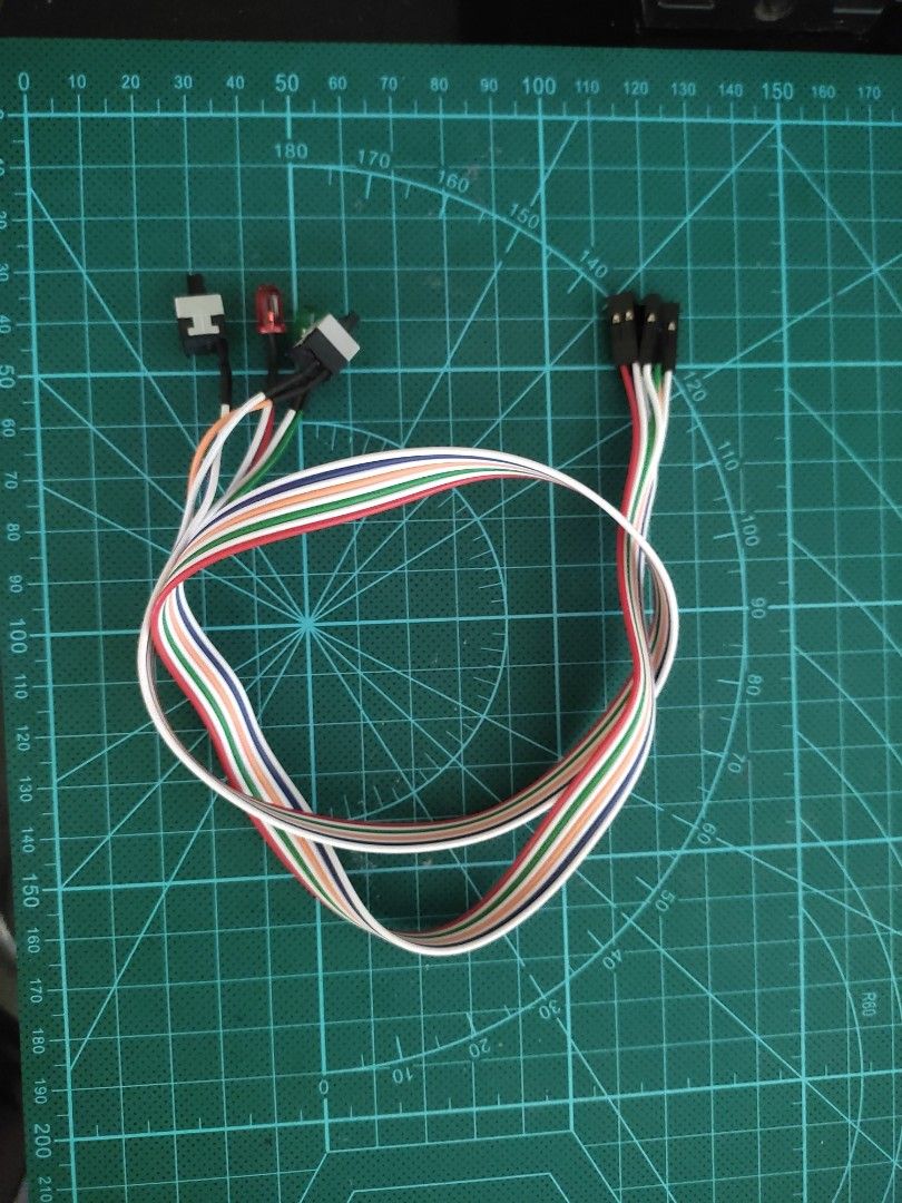 PC Power Button / Indicator LEDs 60cm Cable, Computers & Tech, Parts ...
