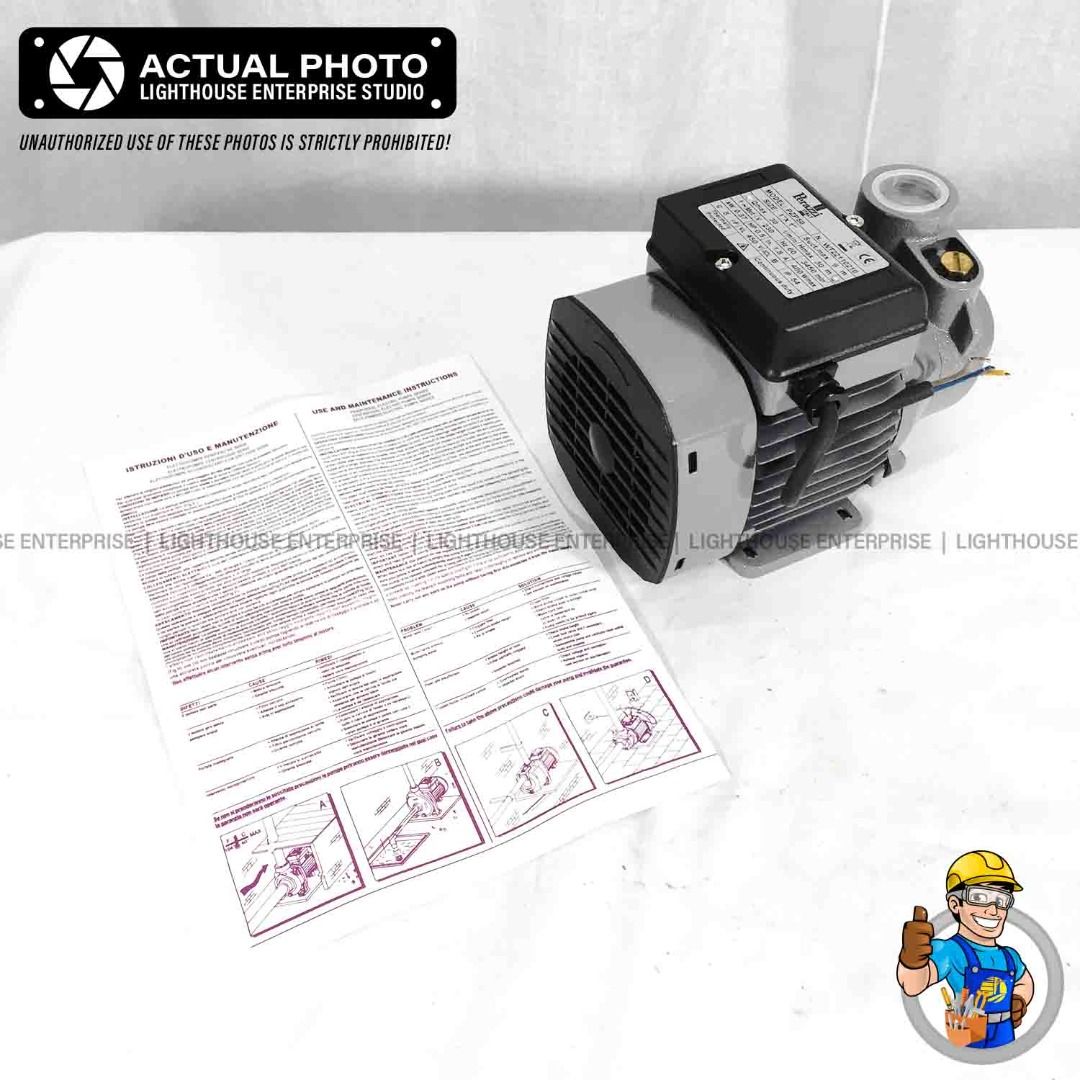 PERAZZI Italy 0.5HP Peripheral Vortex Booster Water Pump (PZP50 ...