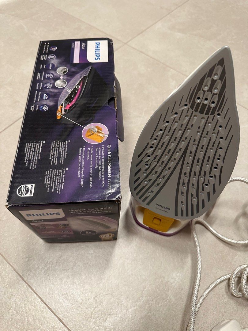 Philips Iron Azur, TV & Home Appliances, Irons & Steamers on Carousell