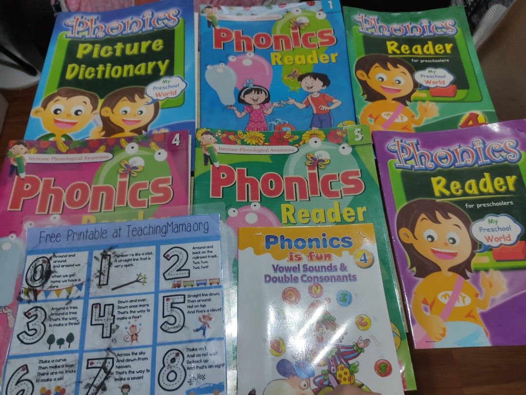 Phonics books and other reading and writing materials, Hobbies & Toys ...