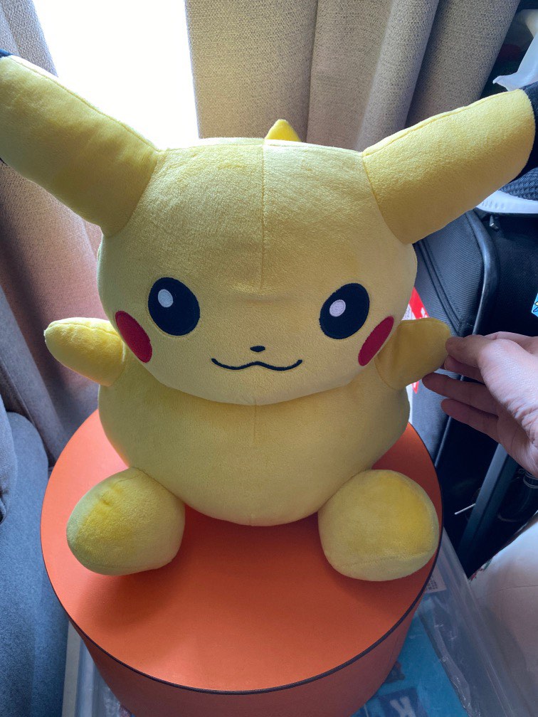 Pikachu pokemon stuffed toy, Hobbies & Toys, Toys & Games on Carousell