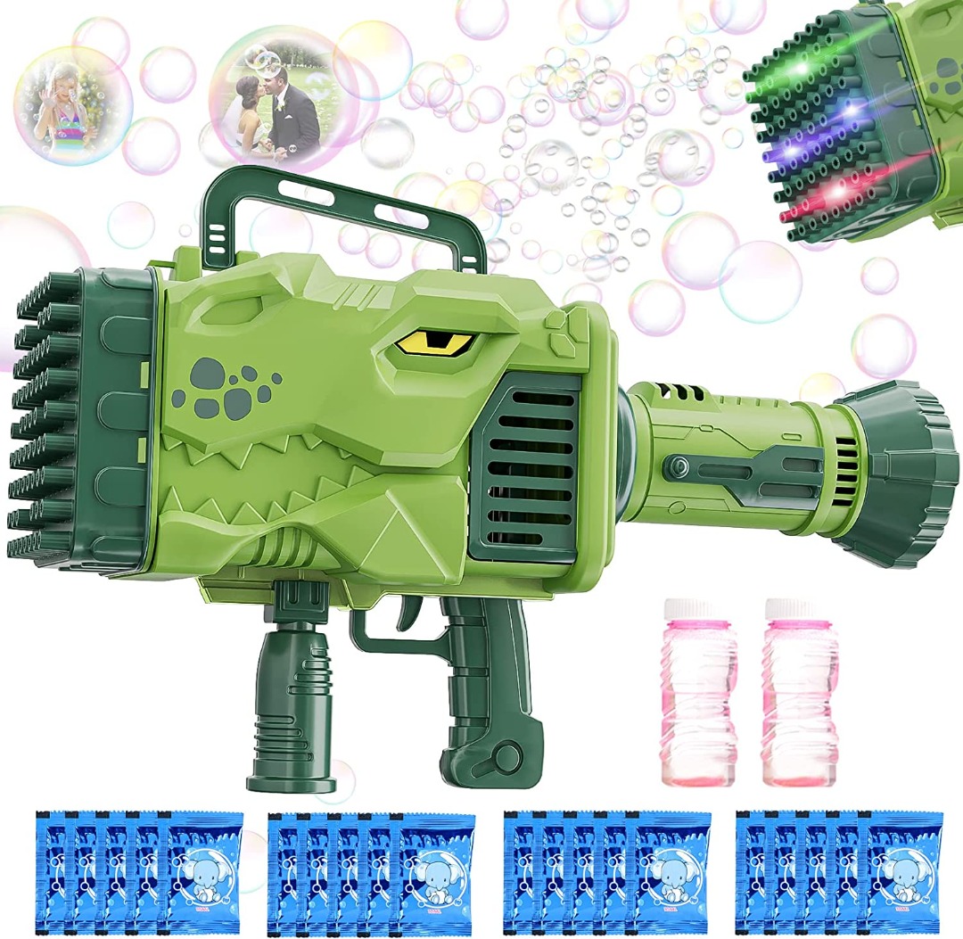Pitpat 64 Holes Bazooka Bubble Gun - Rocket Boom Bubble Blower ...