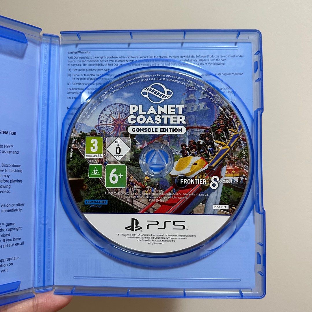 Planet Coaster console edition ps5 game, Video Gaming, Video Games ...