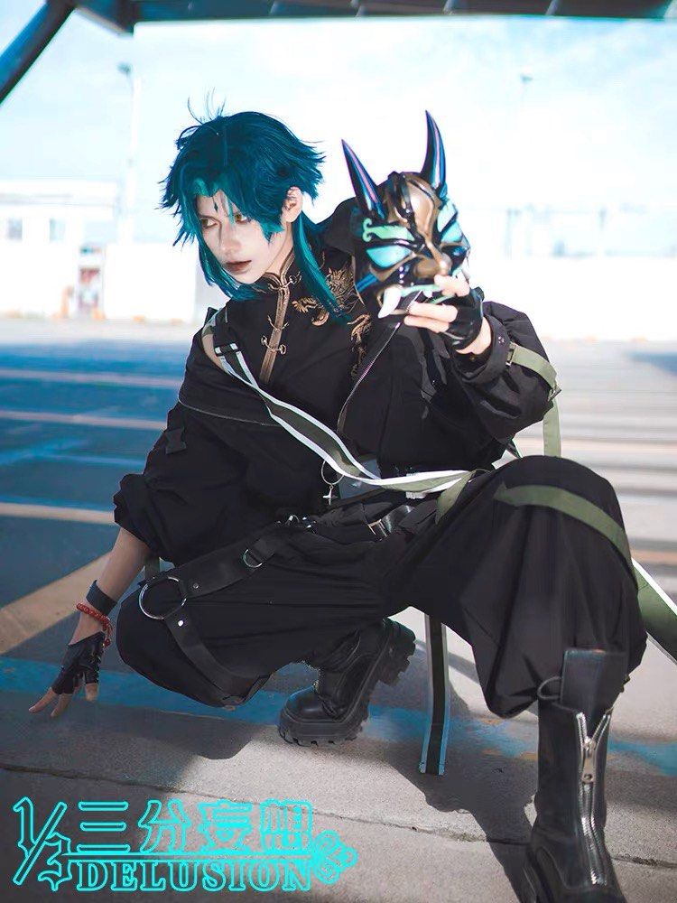 [PO] Xiao Casual Doujin Costume Xiao Darkwalker Coat Genshin Impact ...