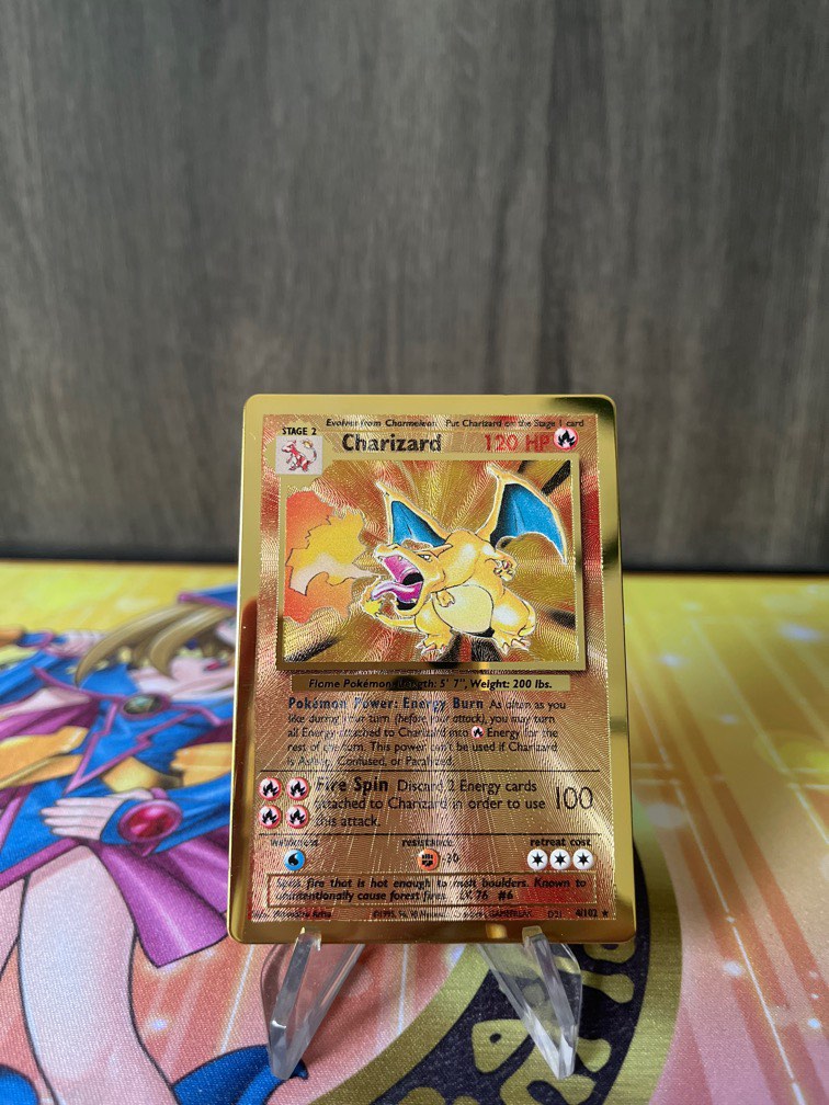 Pokemon Metal Charizard 25th Anniversary UPC, Hobbies & Toys, Toys ...