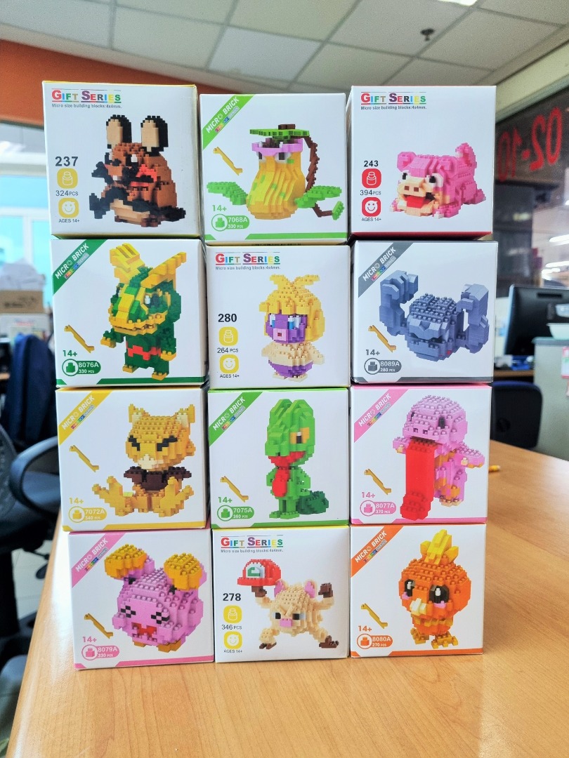 POKEMON MINI BUILDING BLOCKS, Hobbies & Toys, Toys & Games on Carousell