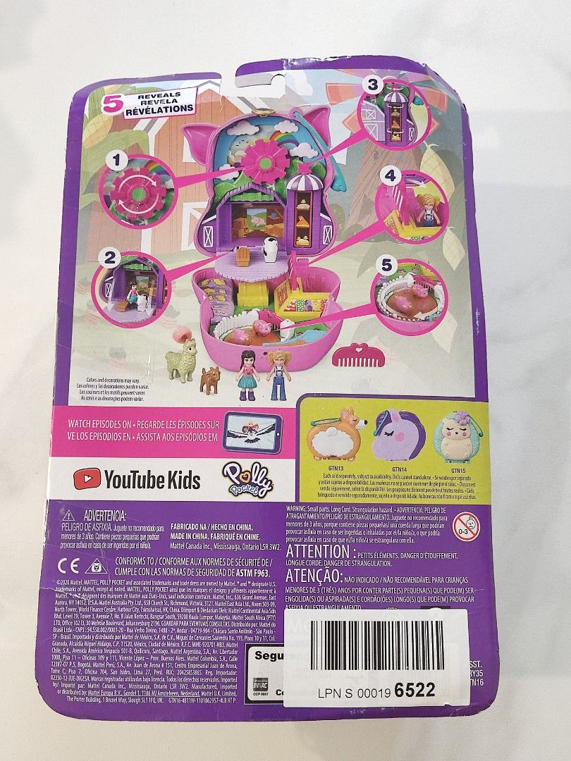 Polly Pocket on the farm Piggy Compact, Hobbies & Toys, Toys & Games on ...