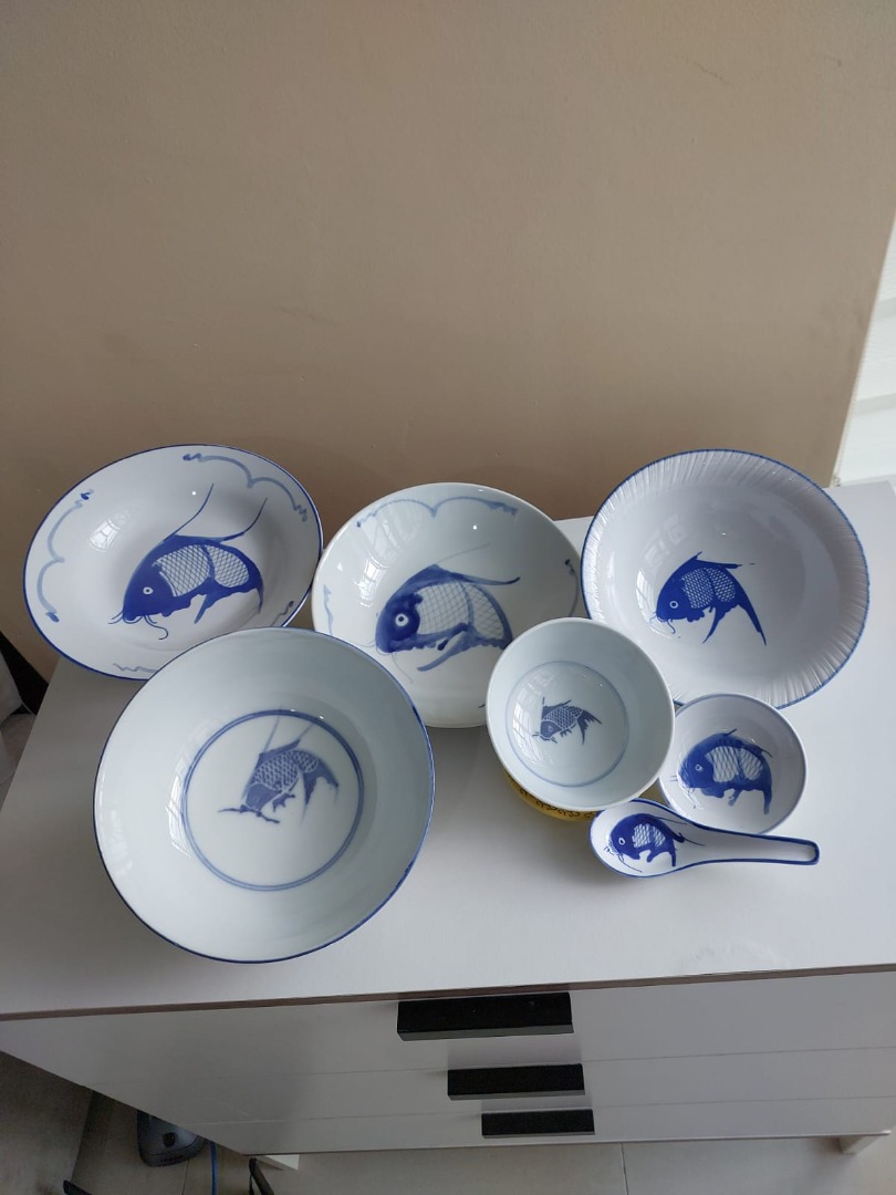 Porcelain Dinner Set From CK Tang, Furniture & Home Living, Kitchenware ...