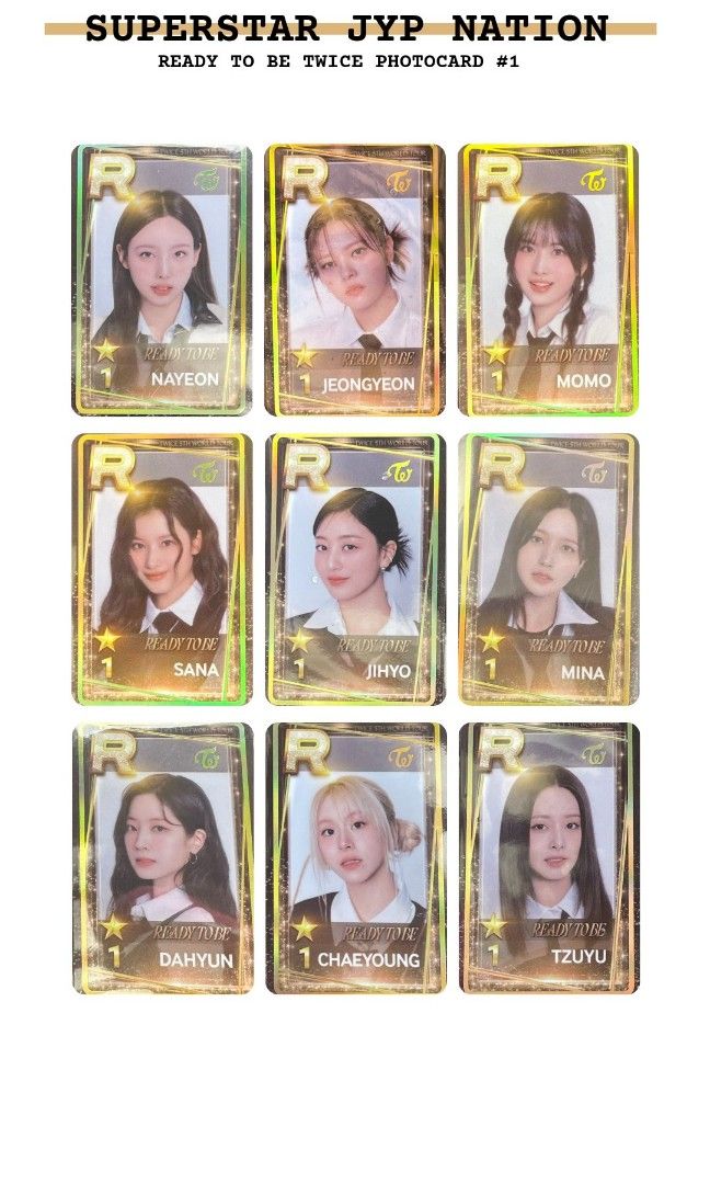 [PO,READ DESCRIPTION] SUPERSTAR JYP TWICE OFFICIAL CONCERT EVENT PHOTOCARD, Hobbies & Toys ...