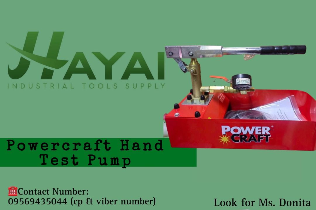 Powercraft Hand Test Pump, Commercial & Industrial, Industrial ...