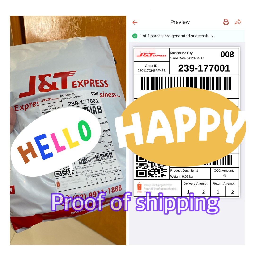 PROOF OF SHIPPING LEGIT, Announcements on Carousell