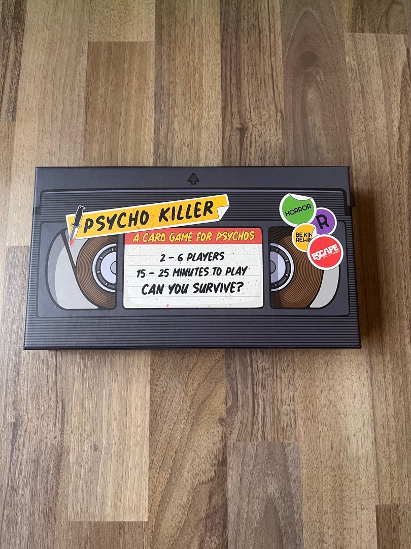 Psycho Killer Board Game, Hobbies & Toys, Toys & Games on Carousell